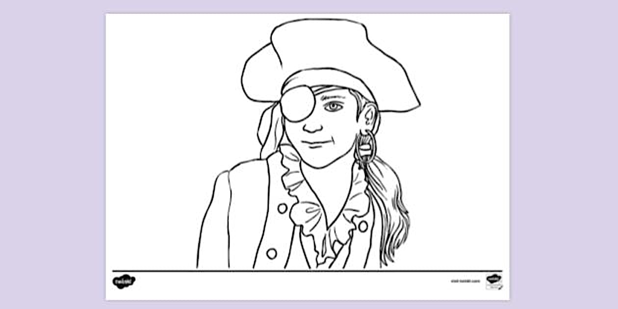 Pirate Polly Colouring Sheet | Colouring Sheets