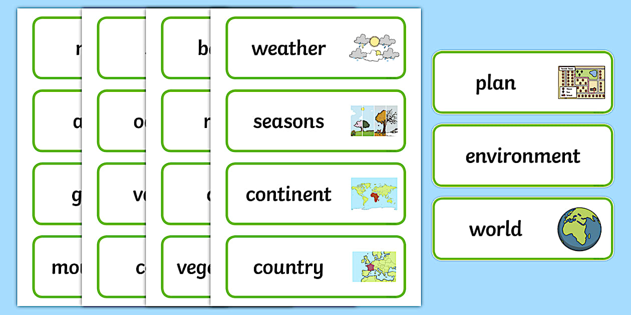 Geography Vocabulary KS2 - Geography Resources - Twinkl