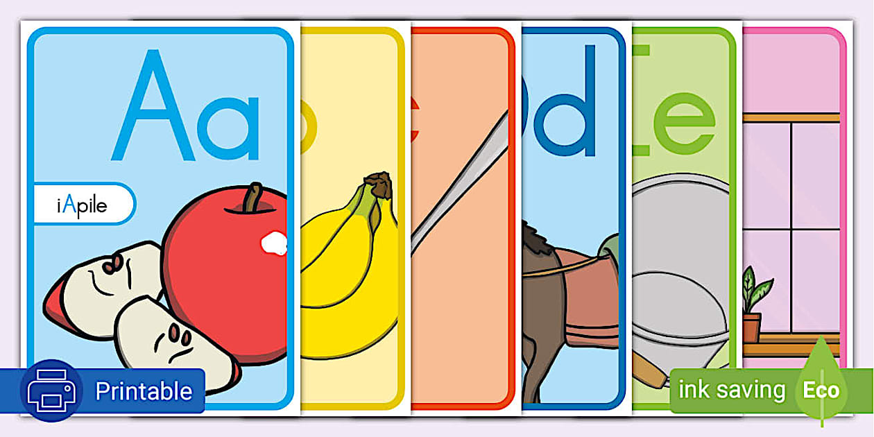 Grade 1 and R class alphabet posters - Isixhosa - Twinkl