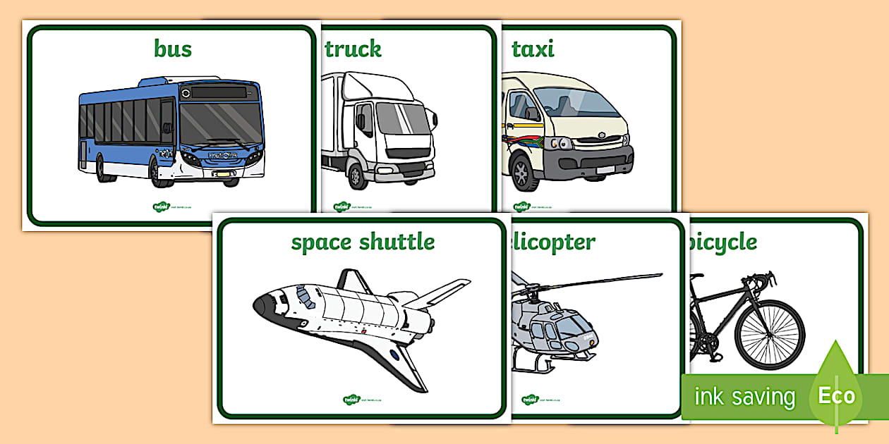 Transport Display Posters (Teacher-Made) - Twinkl