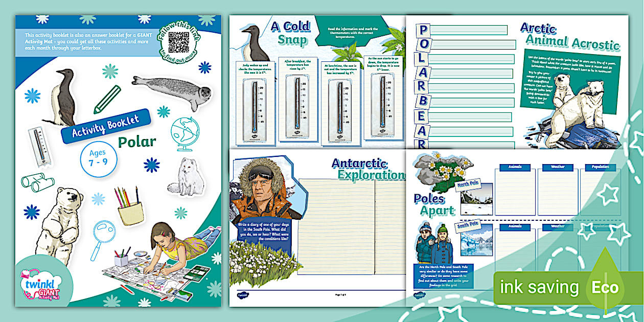 Polar Environments Activity Booklet (ages 7-9)