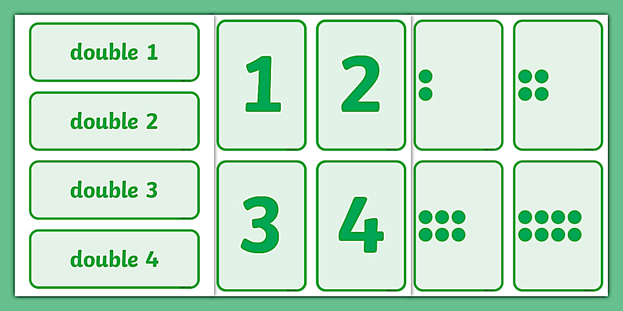 👉 Doubles Matching Cards | Doubling | Twinkl - Twinkl