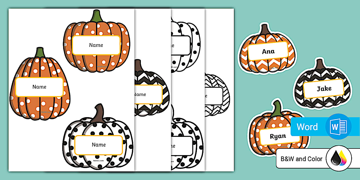 Editable Welcome to Our Patch! Name Cutouts