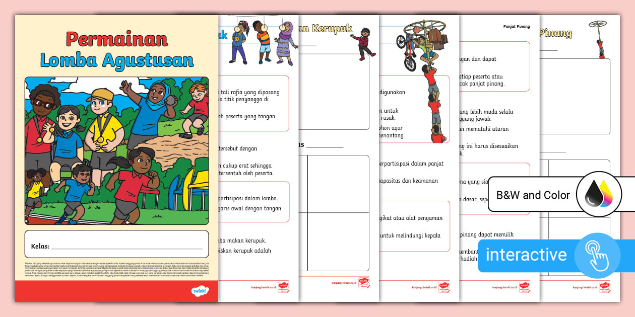Booklet Lomba Agustusan (teacher made) - Twinkl