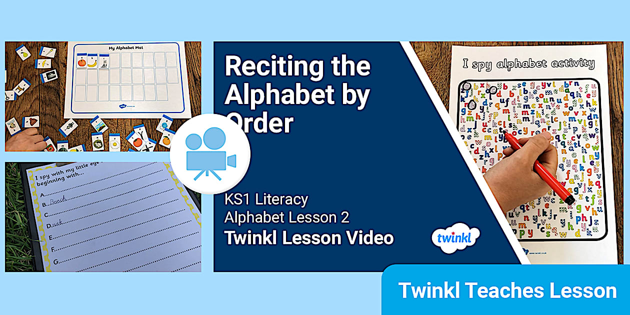KS1 (Ages 5-7) Alphabet: Video Lesson 2 - Twinkl