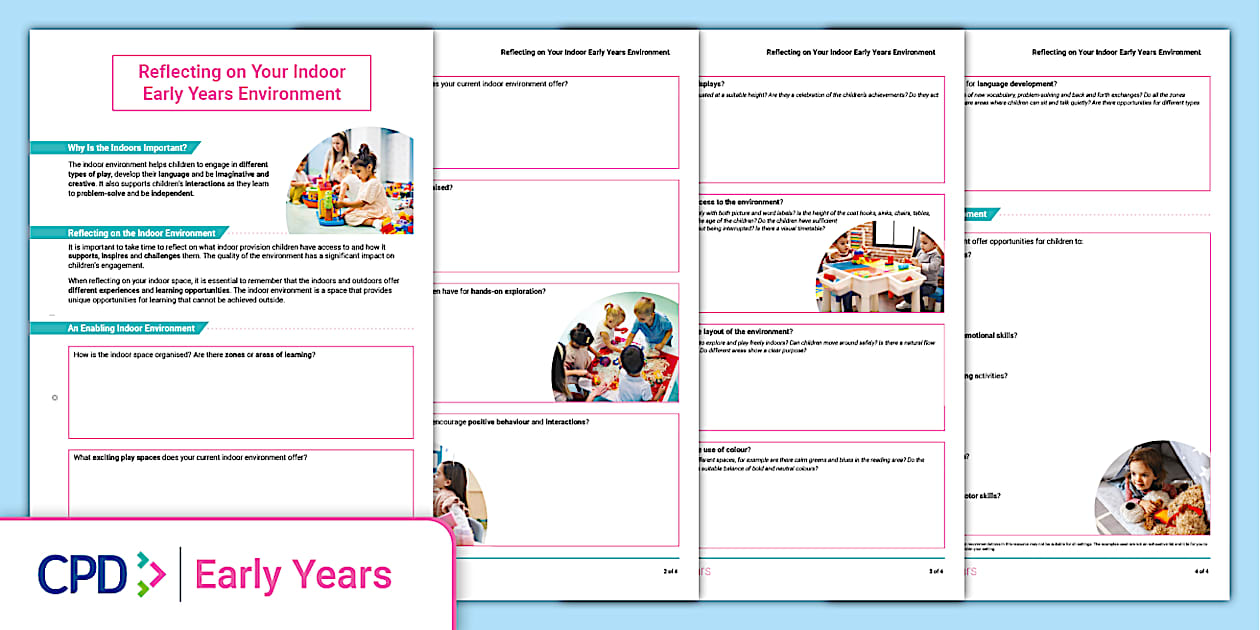 Reflecting on Your Indoor Environment | Handout - Twinkl