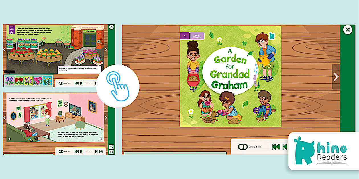 Level 1 Reading Scheme Book: A Garden for Grandad Graham