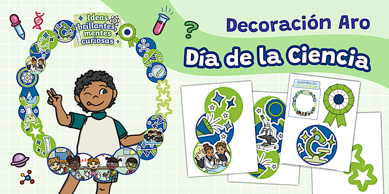 Decoración Ula Ula | Día ciencia | Básica - Twinkl
