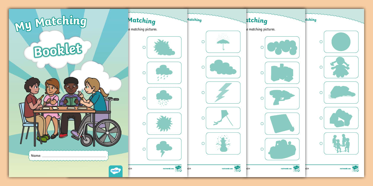 My Matching Booklet (teacher made) - Twinkl