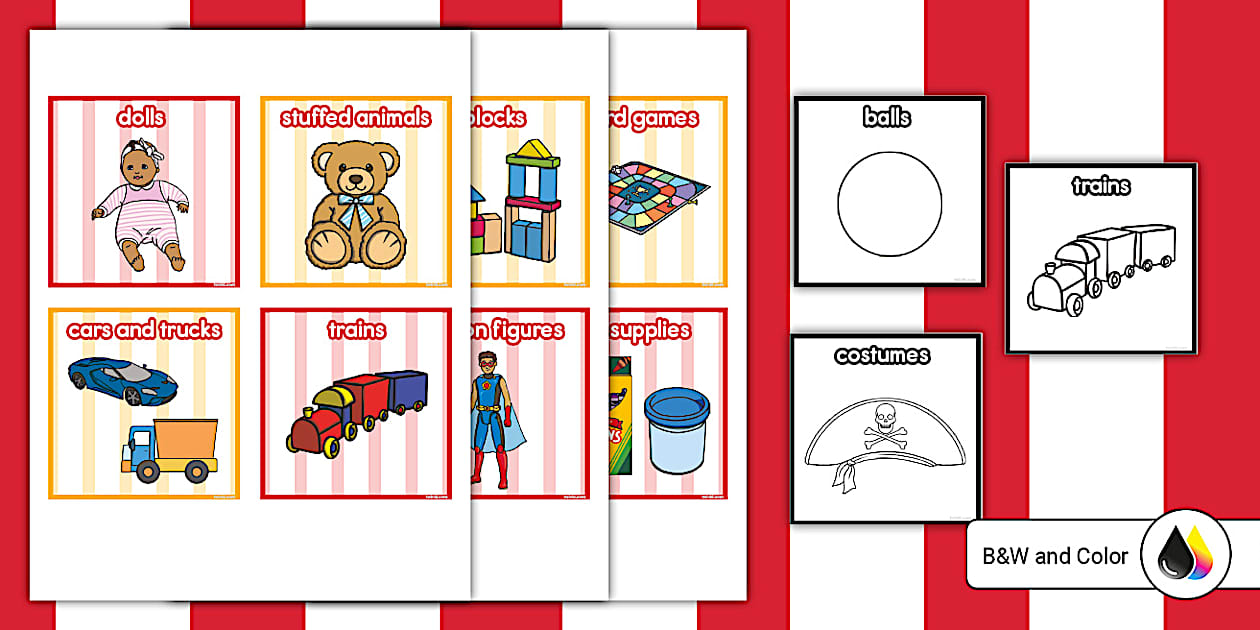 Toy Store Dramatic Play Labels (teacher made) - Twinkl