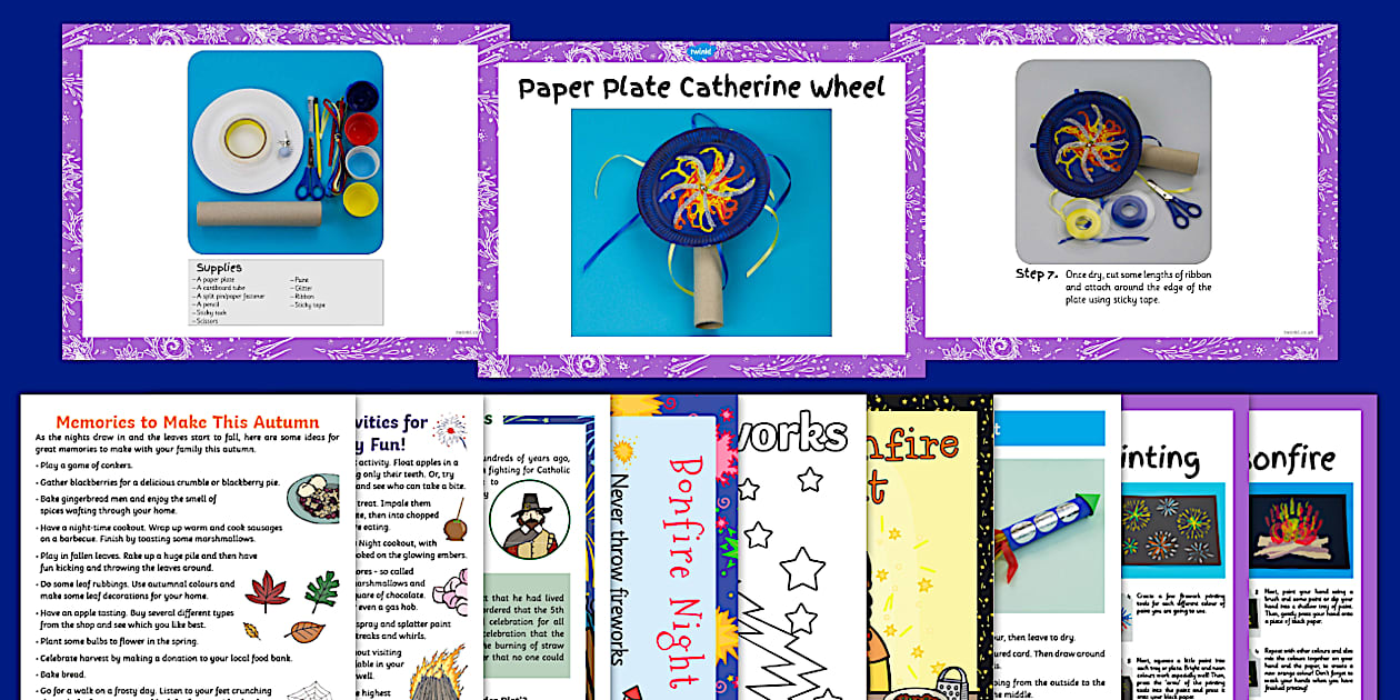 Bonfire Night Family Fun Activity Pack - Twinkl