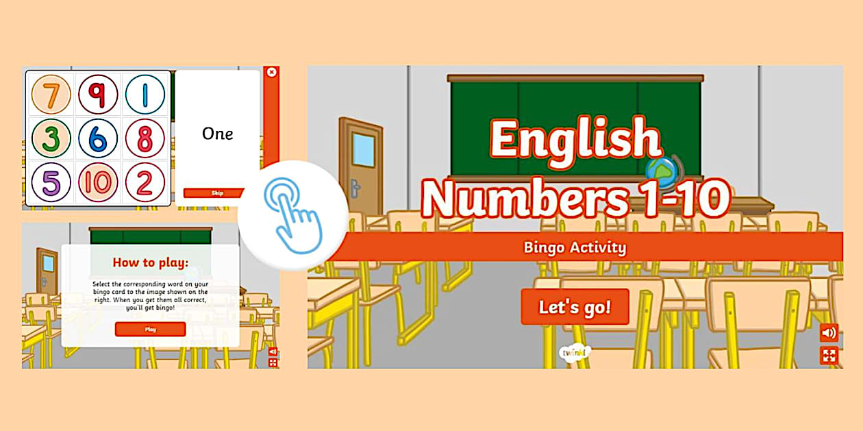 English Numbers Bingo (teacher made) - Twinkl