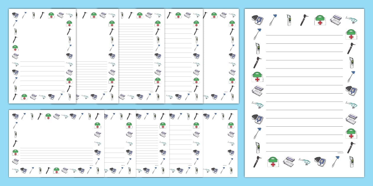 Doctor-Themed Page Borders - Twinkl Science (teacher made)