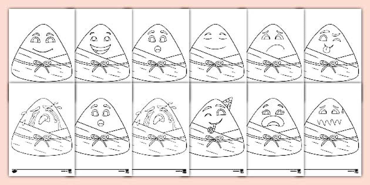 😊 Zongzi Emoji Colouring Pages (teacher made) - Twinkl