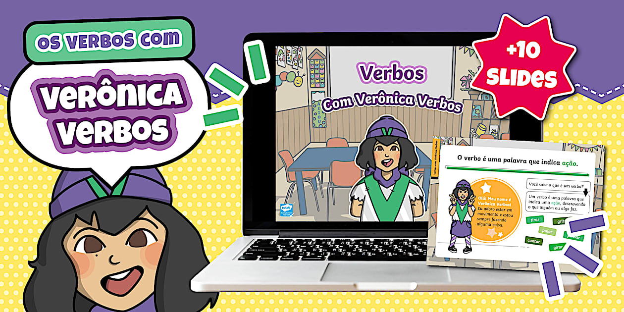 Os verbos - PowerPoint interativo - Twinkl
