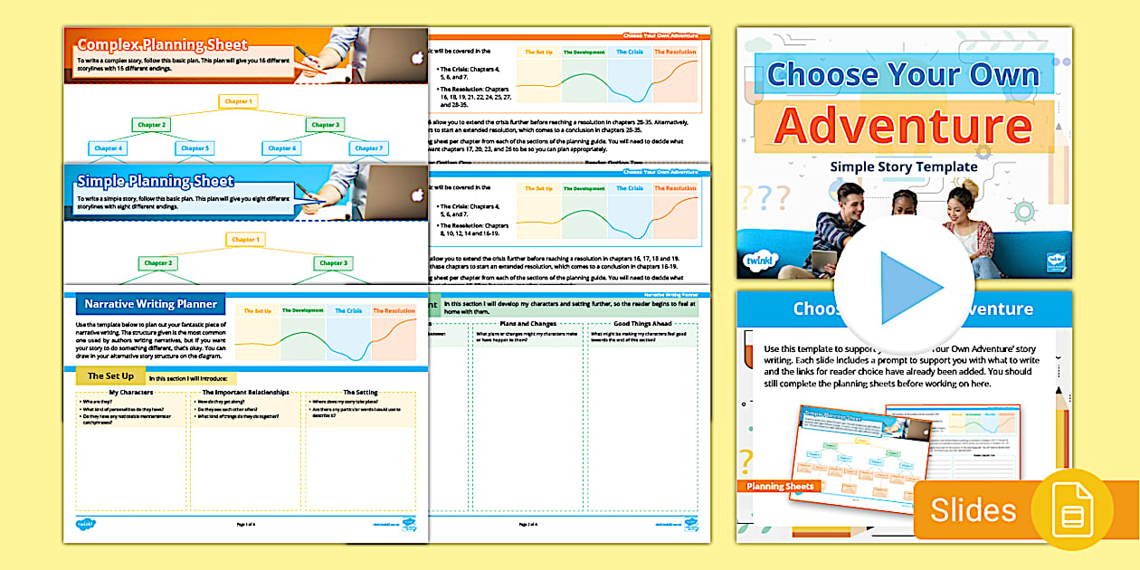Choose Your Own Adventure Activity (teacher made) - Twinkl