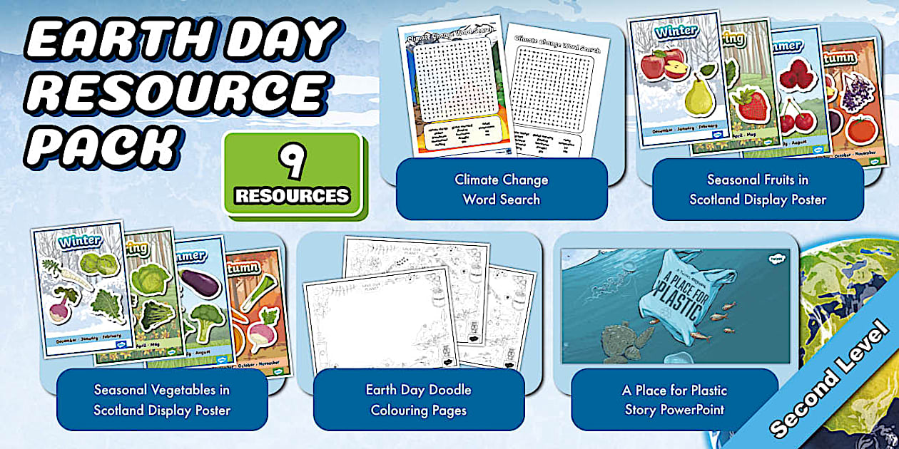 Earth Day Second Level Resource Pack