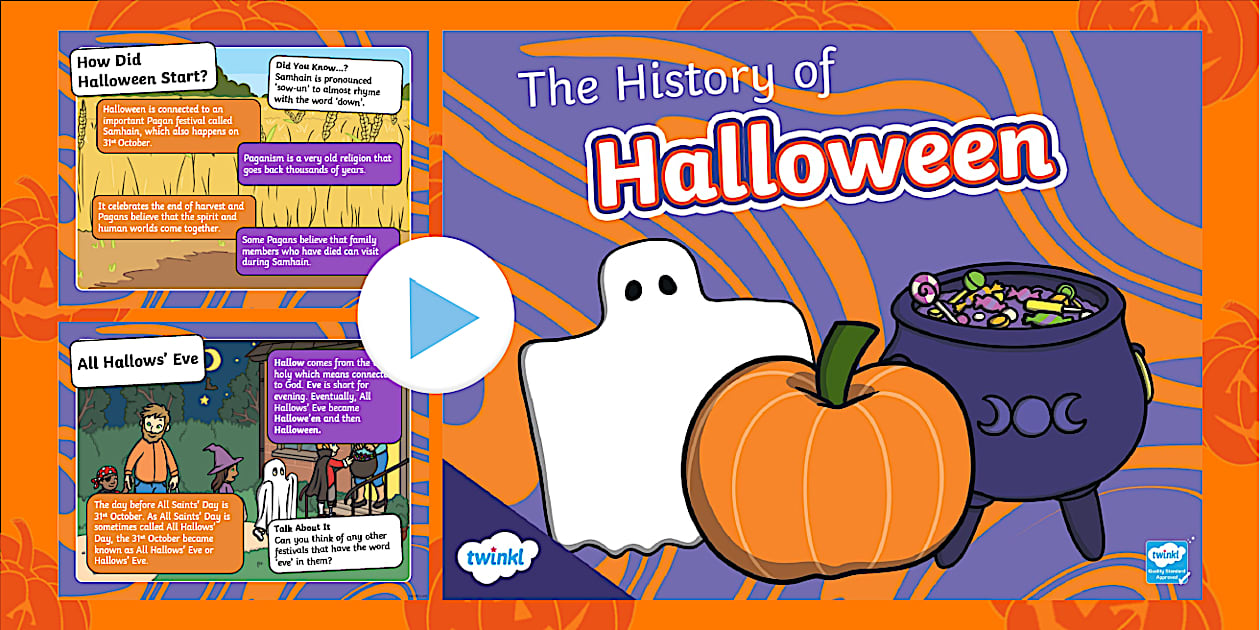 KS1 The History of Halloween PowerPoint (teacher made)