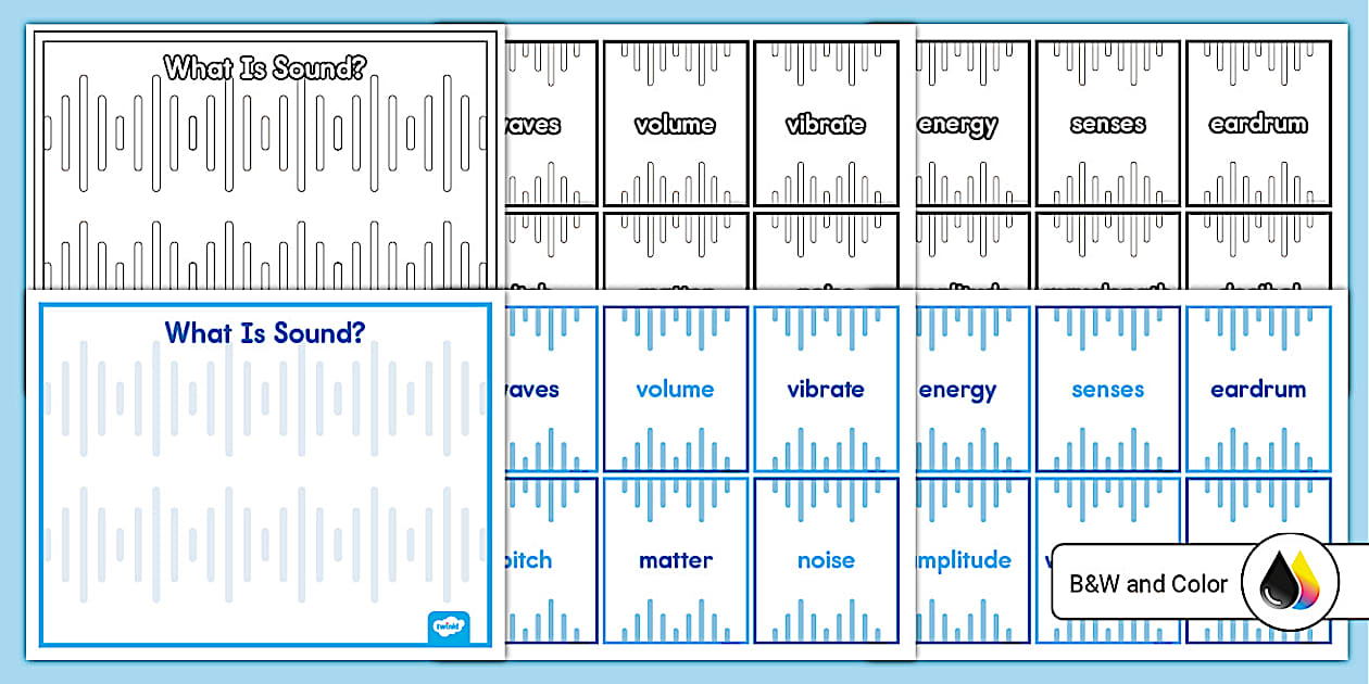 What is Sound Worksheet | Science | Twinkl Resources USA