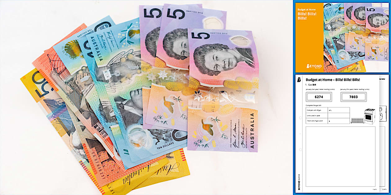 Budgeting at Home: Bills Bills Bills (teacher made) - Twinkl