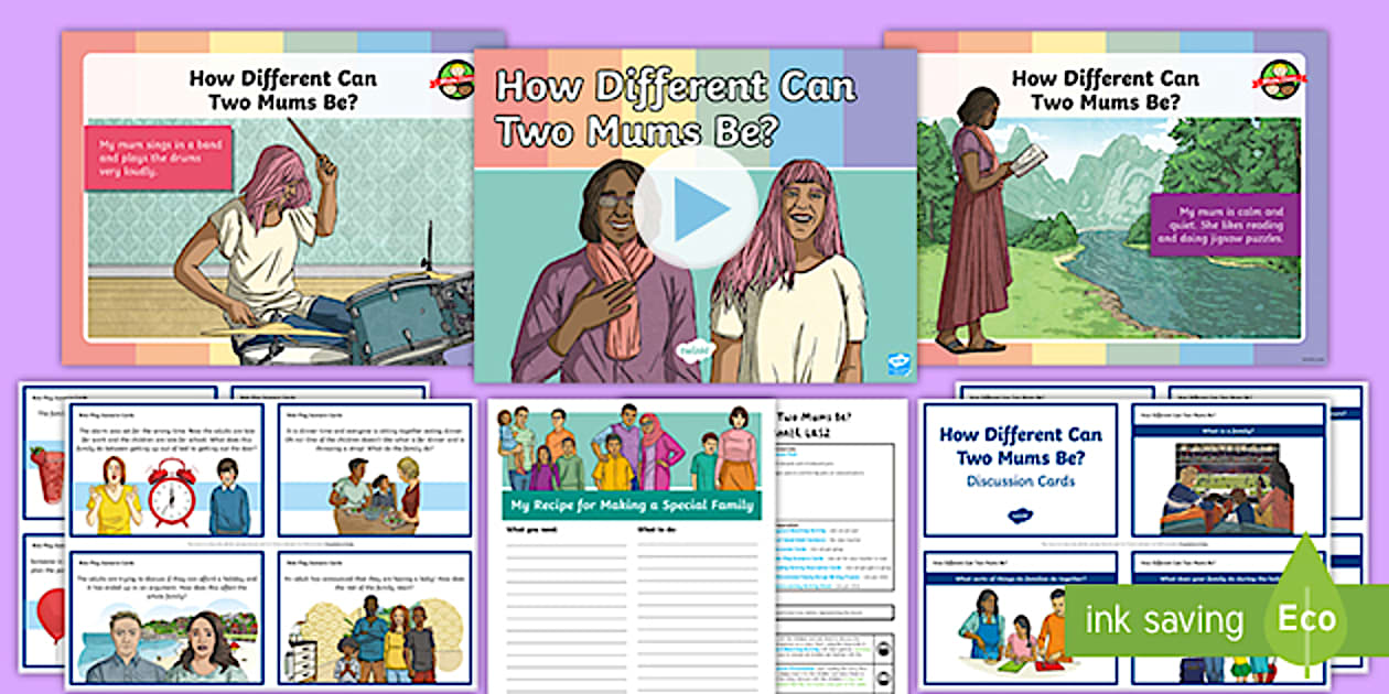 PSHE and Citizenship KS2 Lesson Pack How Different Can Two Mums Be?
