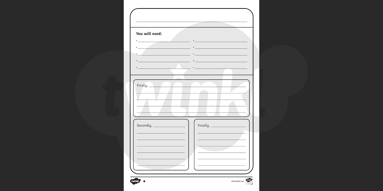 instructions template tes