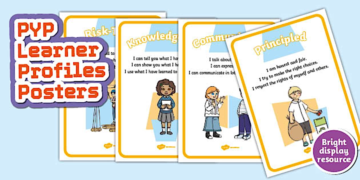 PYP Learner Posters - Learner Profile Display Resources