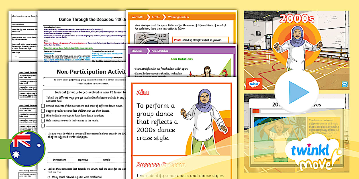 Move PE Year 6 Dancing Through the Decades Lesson 5: 2000's
