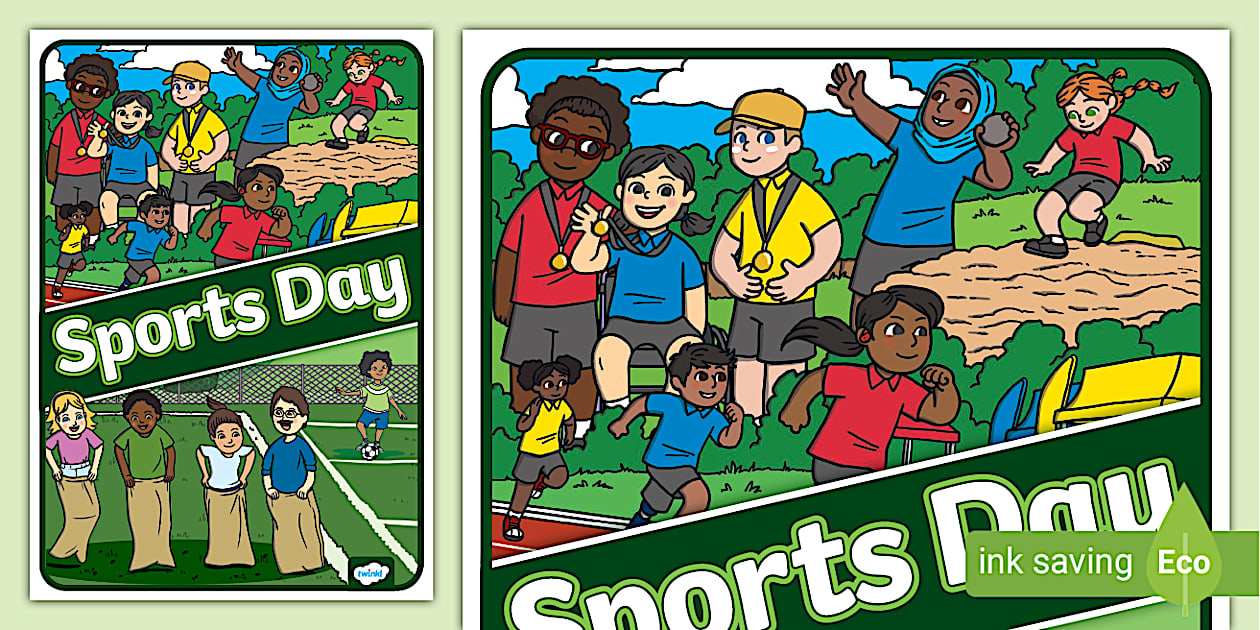 Sports Day Display Poster (teacher made) - Twinkl