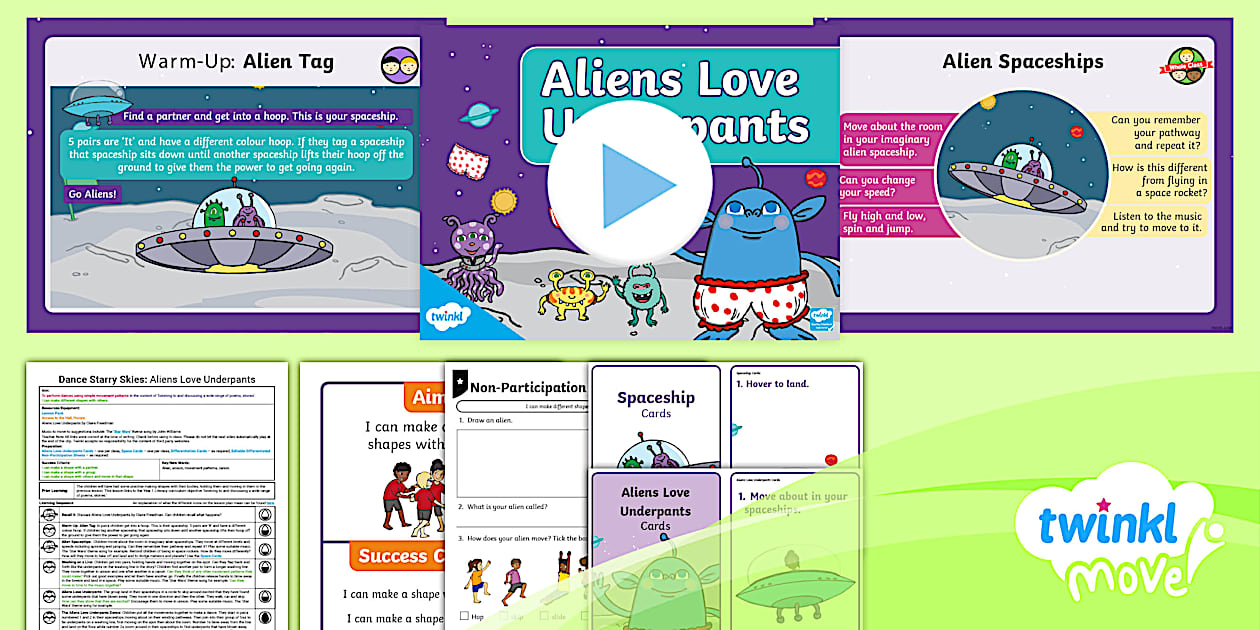 👉 Twinkl Move - Year 1 Dance: Starry Skies Lesson 5 - Aliens Love ...