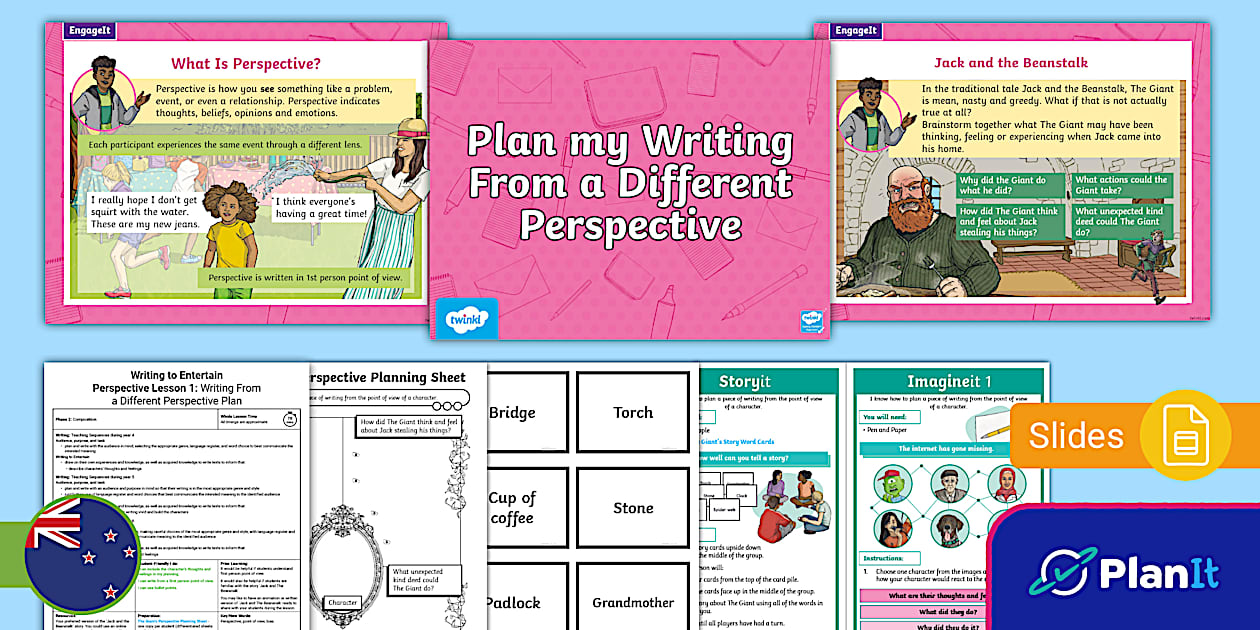 Phase 2 Writing: Writing to Entertain Perspective Lesson 1: Writing ...