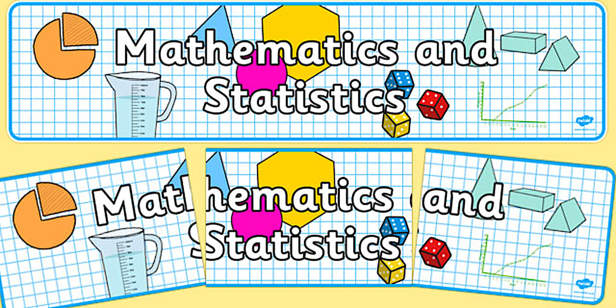 Mathematics and Statistics Display Banner NZ - Twinkl