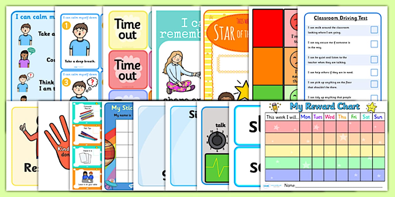 Behaviour Boards, Cards & Posters - Class Management Pack