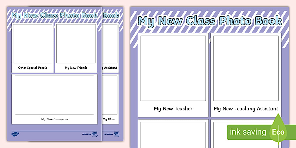 Editable My New Class Photo Book (teacher made) - Twinkl