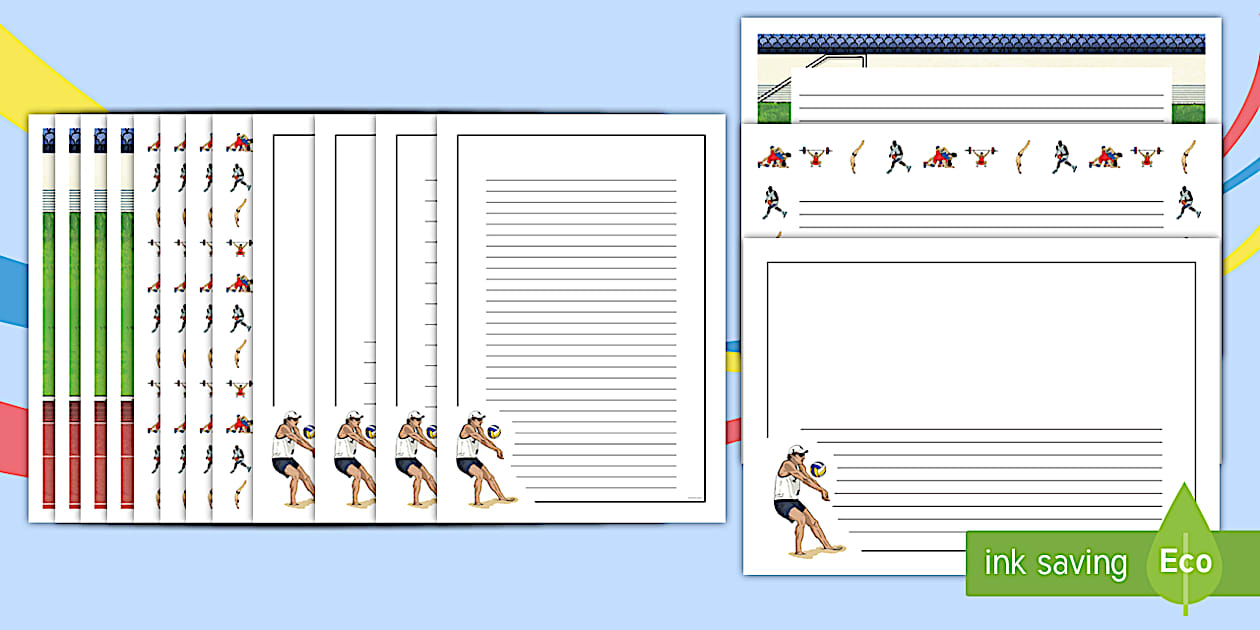 The Commonwealth Games Page Border Pack (teacher made)