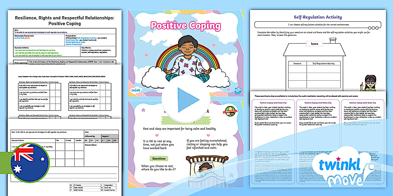 Year 1 RRRR Positive Coping Lesson Pack