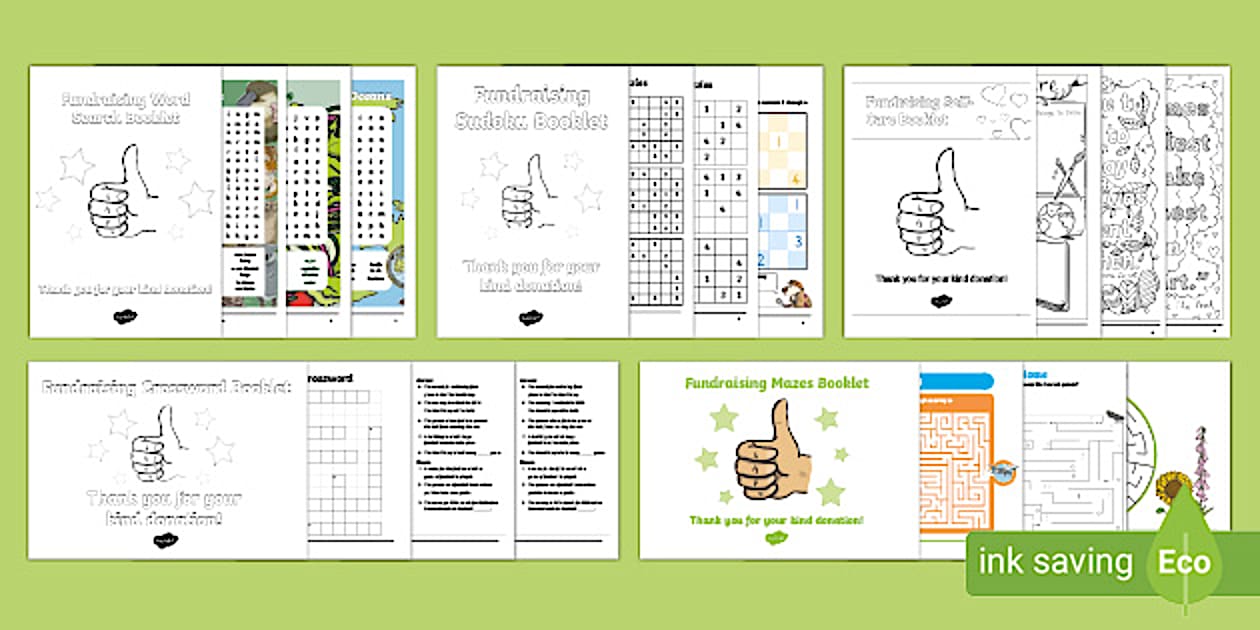 Fundraising Booklets Resource Pack (teacher made) - Twinkl