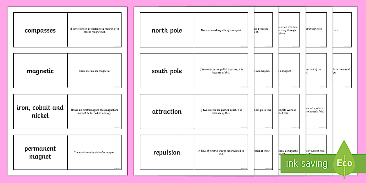 Magnetism Loop Cards (teacher made) - Twinkl