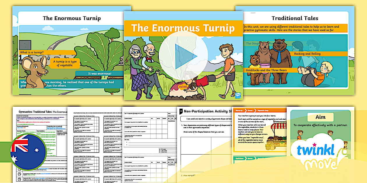 Y1 Gymnastics: Traditional Tales L5: The Enormous Turnip