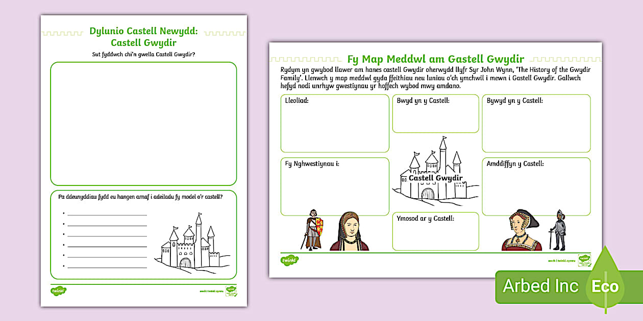Gweithgareddau Castell Cymraeg – Ymchwilio Castell Gwydir