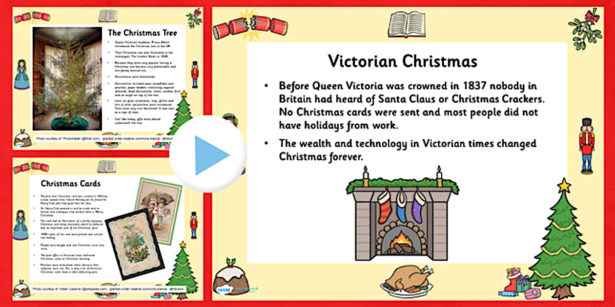 Victorian Christmas Time Information PowerPoint - Twinkl
