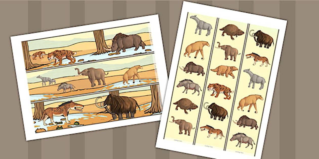 Prehistoric Beasts Display Border (teacher made) - Twinkl