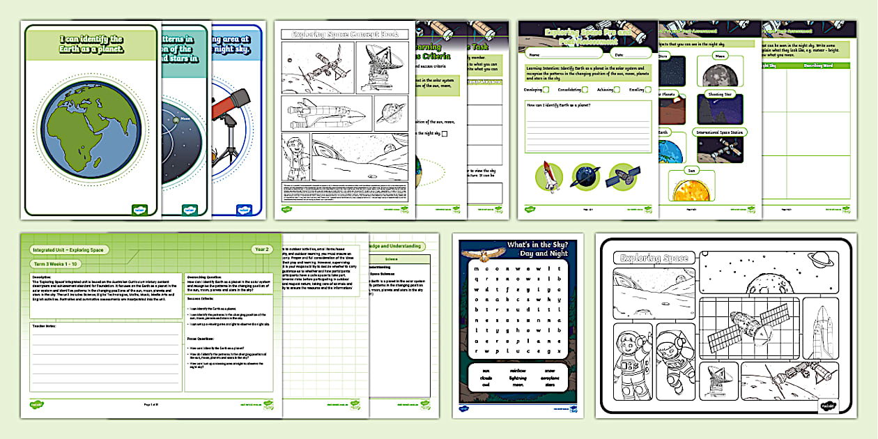 STEM IU Yr 2 Exploring Space Wk 1-2 (teacher made) - Twinkl