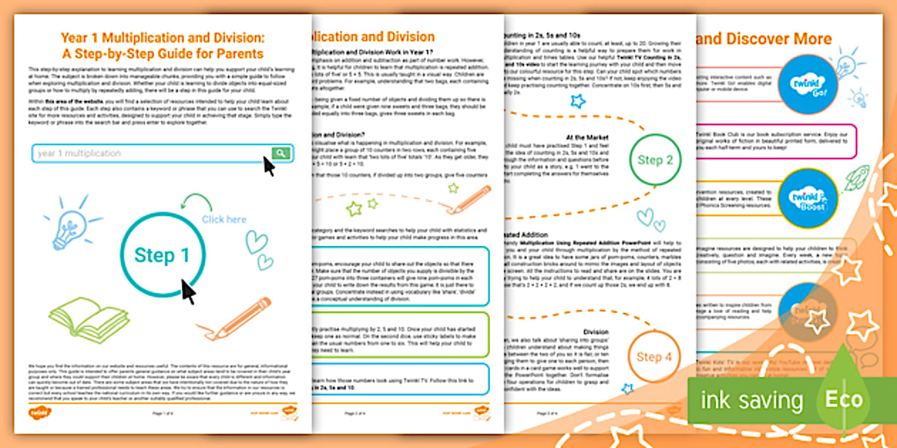 👉 Year 1 Multiplication and Division: A Step-by-Step Guide for Parents