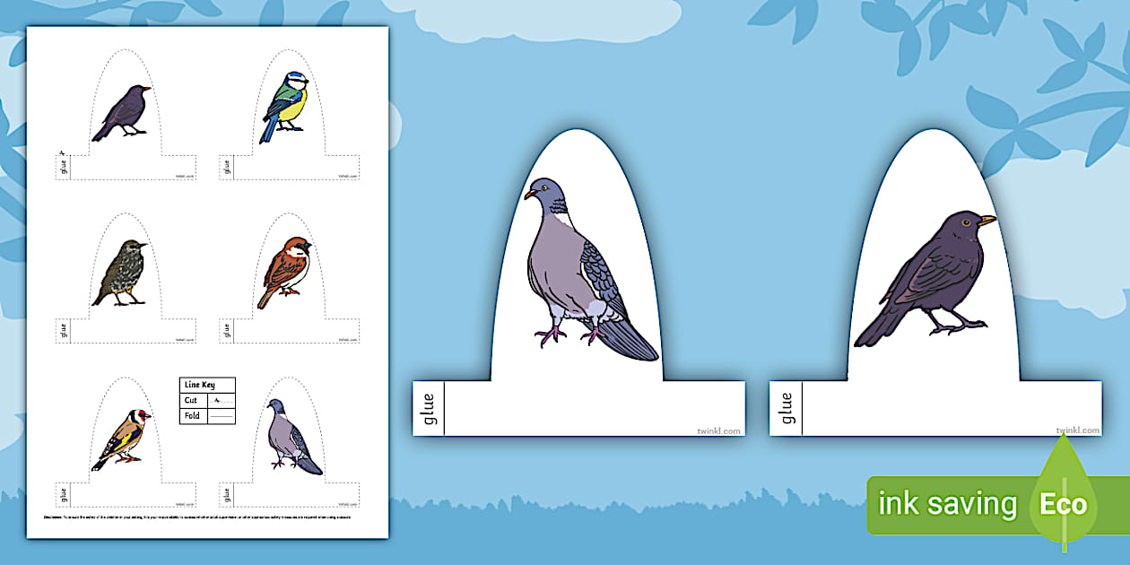 British Birds Finger Puppets - Twinkl