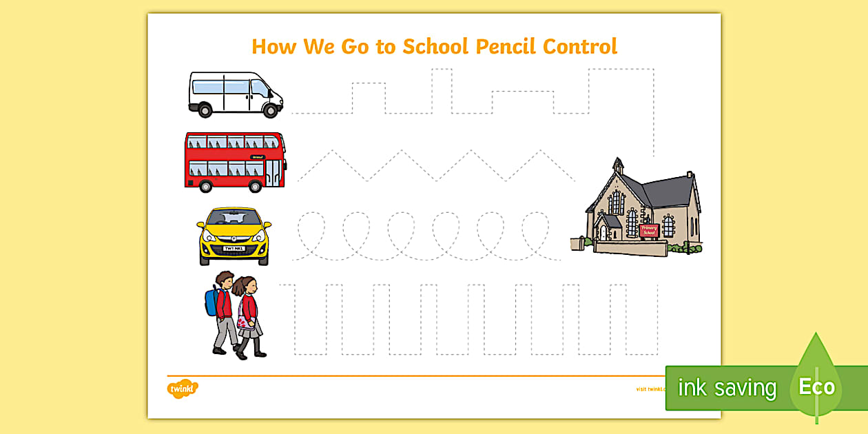 Grade R/Grade 1 LS Worksheet: How we get to School
