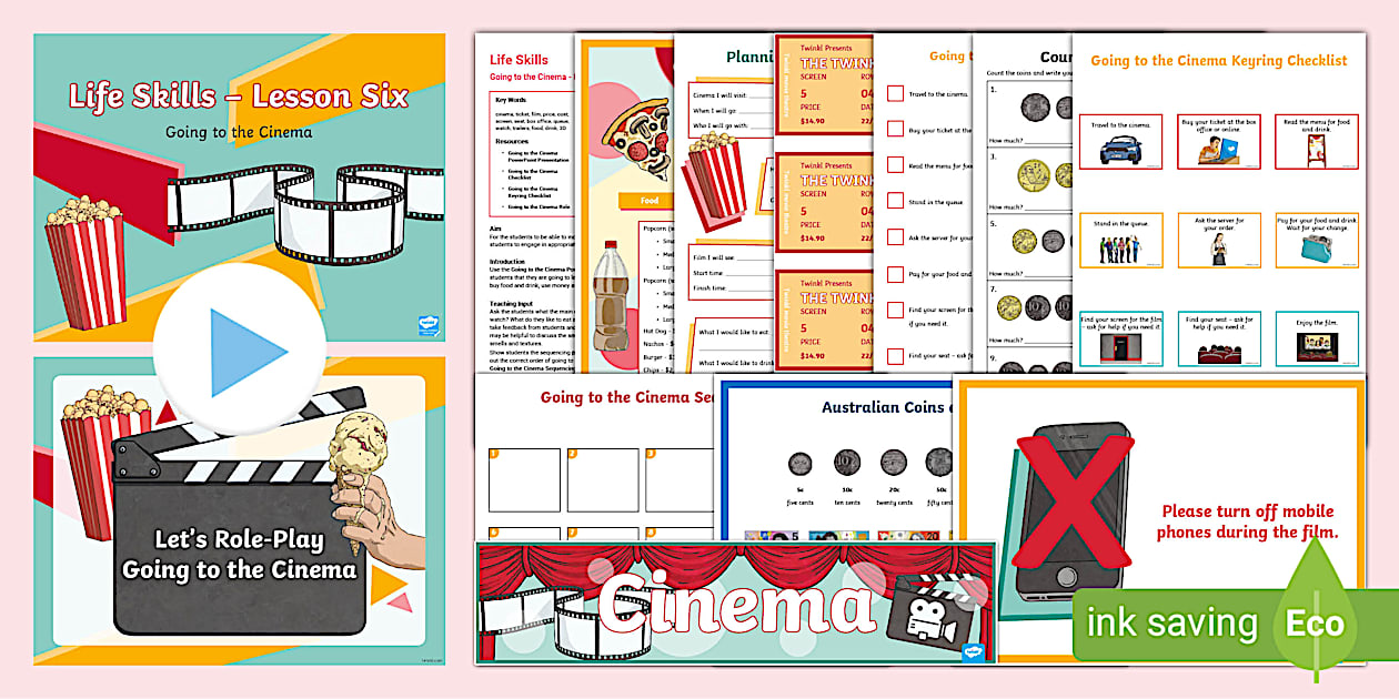 Life Skills Lesson 6 - Going to the Cinema