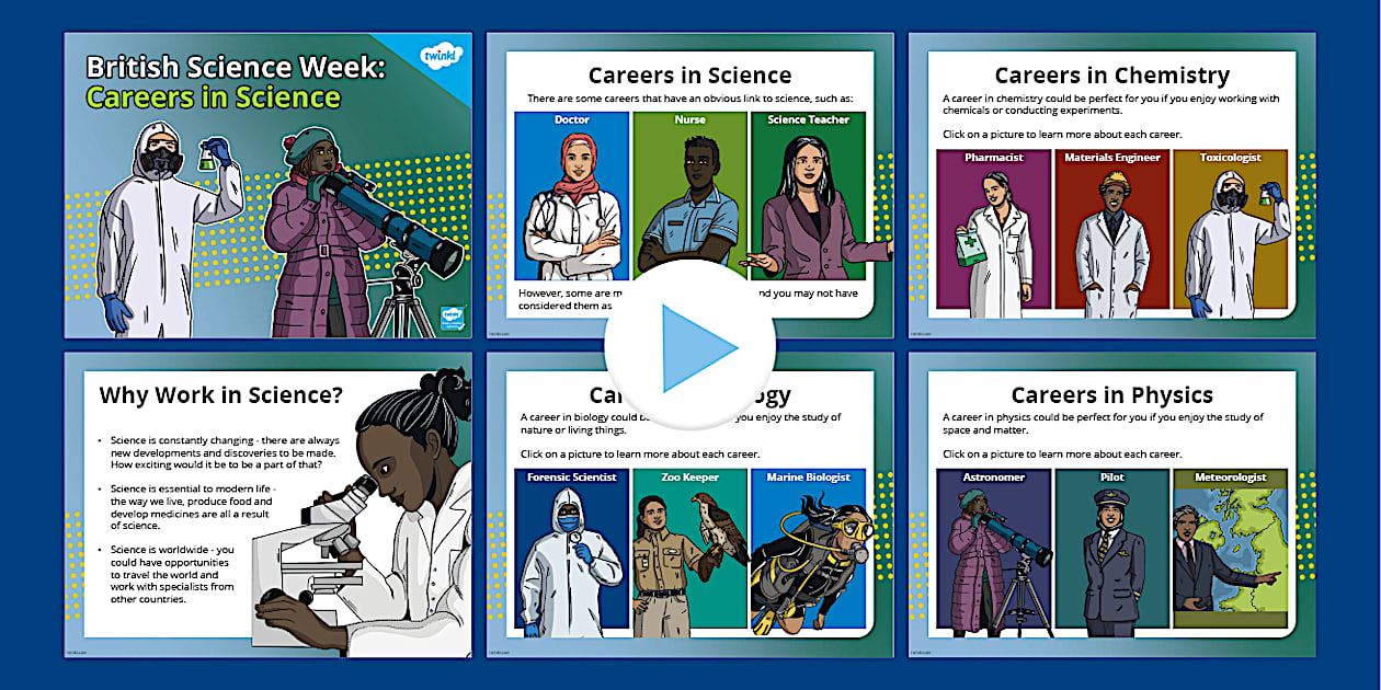 Older Learners: Careers in Science PowerPoint (teacher made)