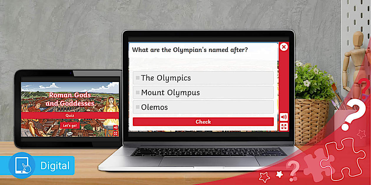 Roman Gods and Goddesses Interactive Quiz - Twinkl Puzzled