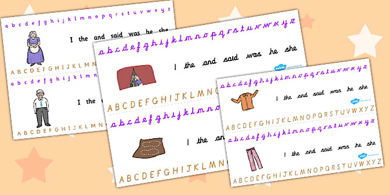 Editable The Elves and the Shoemaker Alphabet Strips